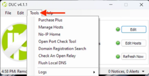 How Do I Download the Dynamic DNS Update Client (DUC) for Windows?